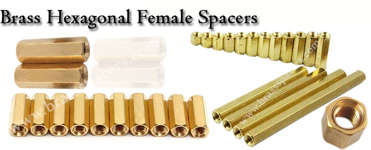 Brass Threaded Spacers Pillars |Brass Round Clearance Spacer